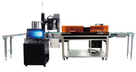 メール便箱自動梱包システム MELT-Line｜通販物流の自動梱包機（ライン） カーゴウェル（CARGOWELL）